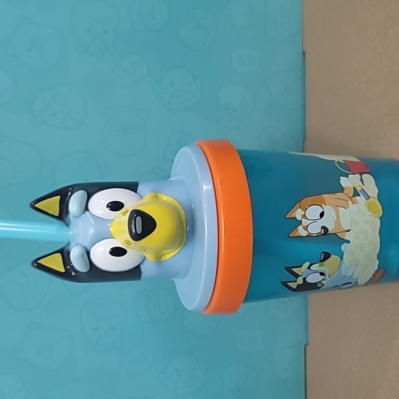 Zak | Dining | Bluey Head Topper Cup W Straw Zak | Poshmark